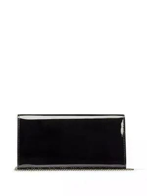 JIMMY CHOO Emmie Patent Leather Clutch - Black