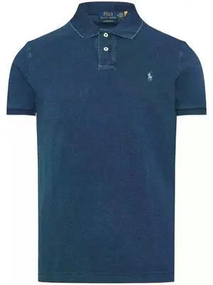 Polo Ralph Lauren Cotton Polo Shirt With Embroidered Logo - Blue