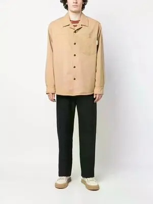 Marni Virgin Wool Shirt Jacket - Neutrals