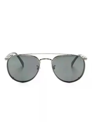DB EYEWEAR BY DAVID BECKHAM Round-frame Glasses - Black