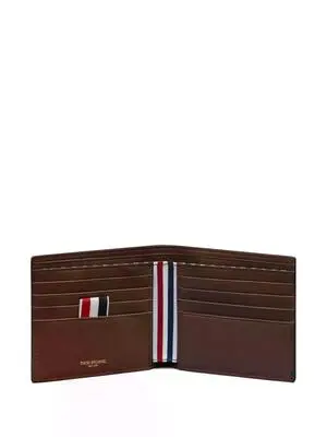 Thom Browne Bi-fold Leather Wallet - Brown