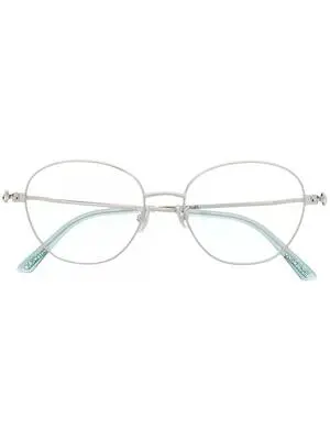 Jimmy Choo Silver Tone Eyewear For Women