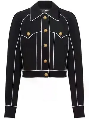 Balmain Western Crepe Jacket