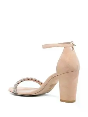 STUART WEITZMAN Nudistcurve 80mm Embellished Sandals