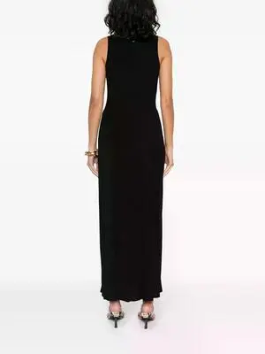 Michael Kors Ribbed Sleeveless Maxi Dress