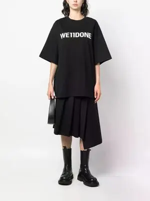We11Done Logo-print Cotton T-shirt