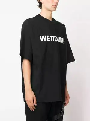 We11Done Logo-print Cotton T-shirt