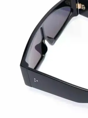 Rick Owens Rectangle-frame Sunglasses - Black
