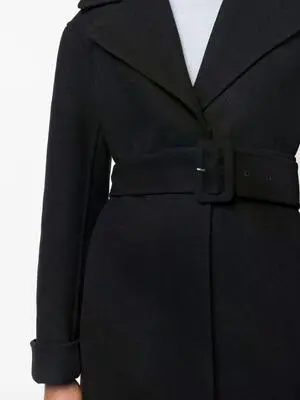 JIL SANDER Long-sleeve Belted Wool Coat