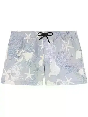 Versace Barocco Sea Swim Shorts - Grey