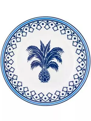 AQUAZZURA CASA Jaipur Charger Plate - Blue