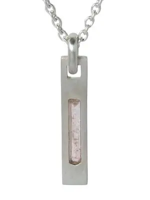PARTS OF FOUR Plate Necklace - Silver