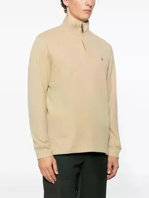 Polo Ralph Lauren Half Zip-up Sweater - Neutrals