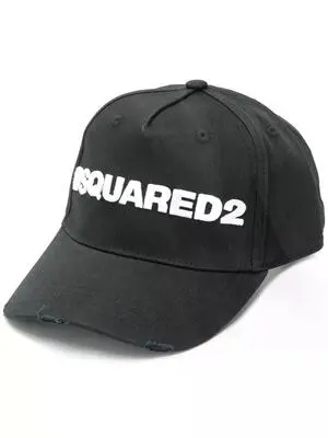 Dsquared2 Embroidered Logo Baseball Cap - Black