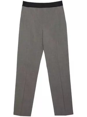 MSGM Straight-leg Virgin-wool-blend Trousers