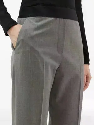 MSGM Straight-leg Virgin-wool-blend Trousers