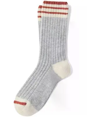 Brunello Cucinelli Cashmere Socks - Grey