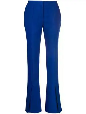 Off-White Slit Tailored Trousers - Blue