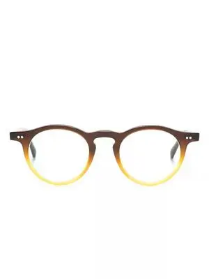 Oliver Spencer Round Optical Glasses - Brown