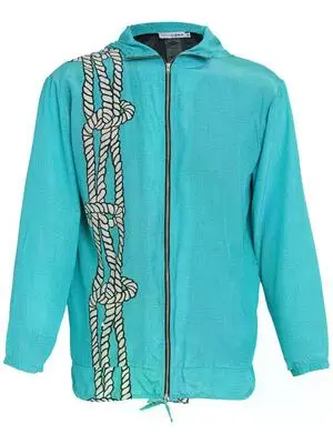 AMIR SLAMA Graphic-print Zip Jacket
