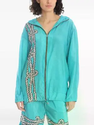 AMIR SLAMA Graphic-print Zip Jacket