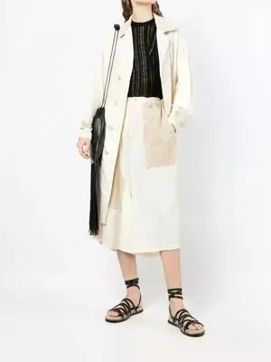 Y’s Single-breasted Button-up Coat