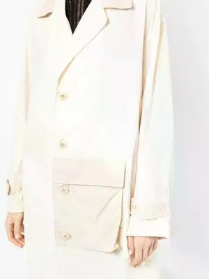 Y’s Single-breasted Button-up Coat