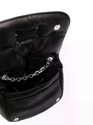 MAISON MARGIELA Small Glam Slam Flap Shoulder Bag - Black