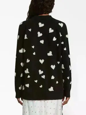 Marni Bunch Of Hearts Alpaca-wool Cardigan