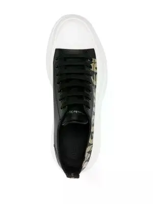 Alexander McQueen Tread Slick Lace-up Sneakers - Black