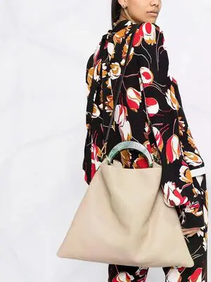Marni Venice Medium Tote Bag In Leather