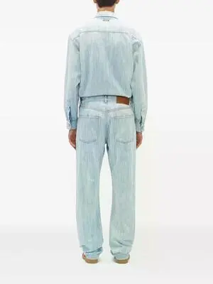 MSGM Stitch-detail Straight-leg Jeans