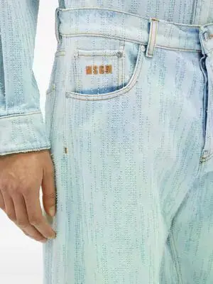 MSGM Stitch-detail Straight-leg Jeans