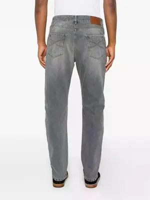 Brunello Cucinelli Logo-embroidered Jeans