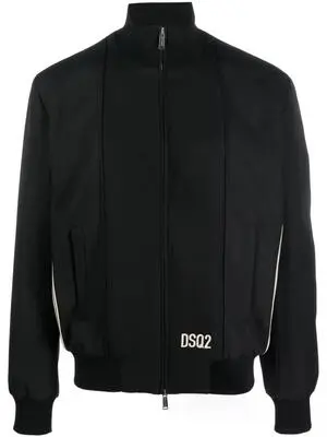 Dsquared2 Stripe-trim Bomber Jacket