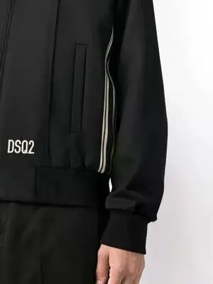 Dsquared2 Stripe-trim Bomber Jacket