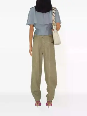Burberry Linen Trousers