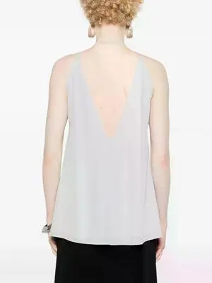 TOTEME Double-halter Silk Top