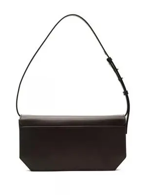 Bally Emblem Leather Shoulder Bag