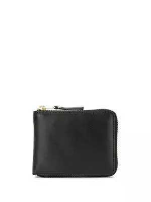 Comme Des Garçons Zip-around Leather Wallet - Black