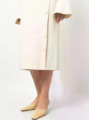 Bally Silk Button-up Long-sleeve Dress