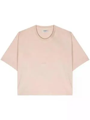 AUTRY Logo-debossed Cotton T-shirt