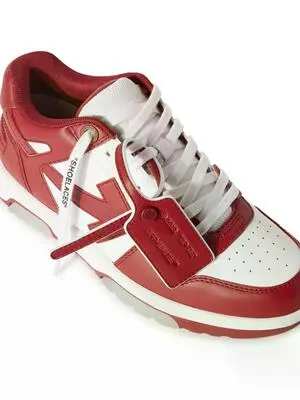 Off-White Out Of Office" Leather Sneakers - White