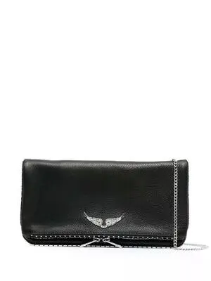 Zadig&Voltaire Studded Leather Clutch