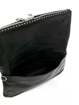 Zadig&Voltaire Studded Leather Clutch