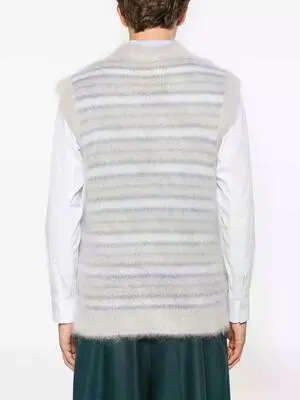 Marni Striped Knitted Vest