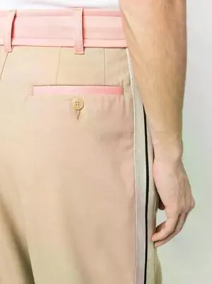 Palm Angels Drawstring-waist Straight-leg Trousers