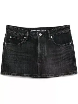 Alexander Wang Black Wash Skirts