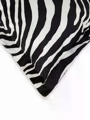 Dolce & Gabbana Large Zebra-print Duchesse Cotton Cushion