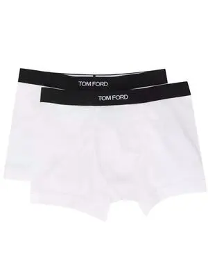 TOM FORD Logo Waistband Boxers - White